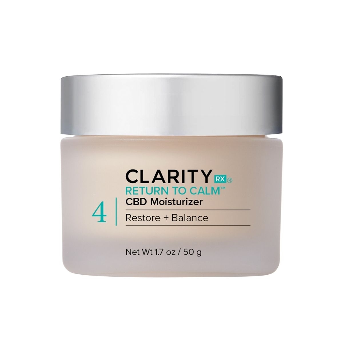 ClarityRx Return to Calm CBD Moisturizer (1.7 oz) - Catherine Hinds Company