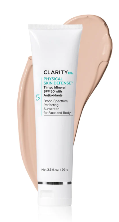 ClarityRx Physical Skin Defense Tinted Mineral SPF 50 with Antioxidants ...